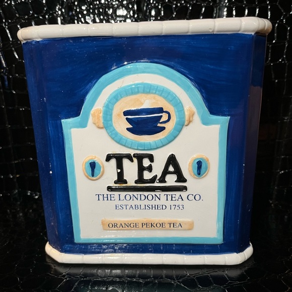 Boston Warehouse | Kitchen | The London Tea Co Tea Bag Container | Poshmark
